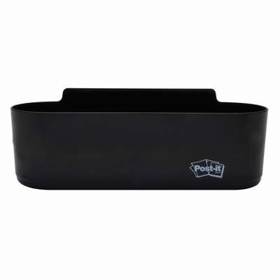925229-2 Post-It Plastic Dry Erase Accessory Tray, 8-7/16" W, Black ...