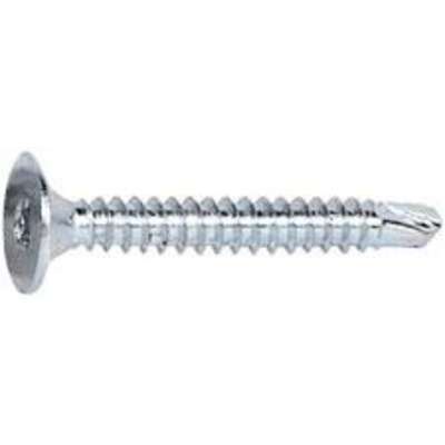 69602 6 Lobe Wafer Head Tek Screw, #10-16 x 1-1/2", Zinc Plated, Steel, 100 PK | Imperial Supplies