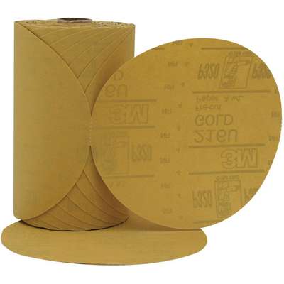 69958 3M 6" Adhesive (PSA) Disc, 80 Grit, Aluminum Oxide, 125 Pieces ...