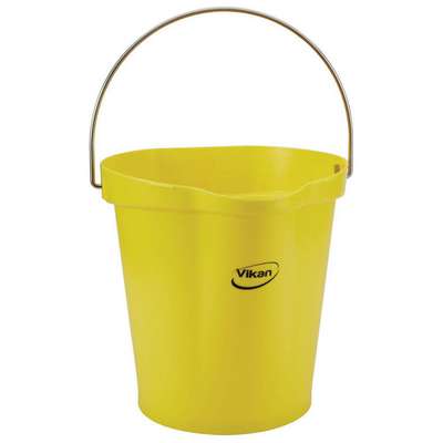 940420-2 Vikan 3 Gallon Plastic Bucket / Cleaning Pail, Yellow ...