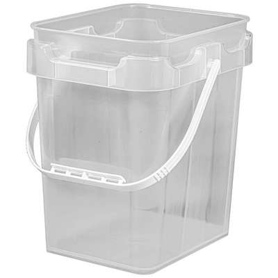 943203-4 Basco Pail: 5 Gal, Open Head, Plastic, 9 1/2 In, 14 1/2 In ...