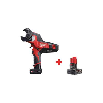 932950-2 Milwaukee Cordless Cable Cutter: Battery Included, 12 V, Li ...
