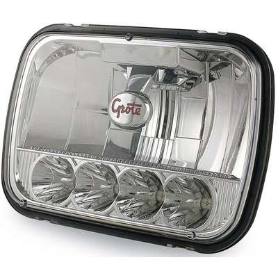 83357 Grote 5 X 7" High/Low Beam LED Headlight Clear | Imperial Supplies