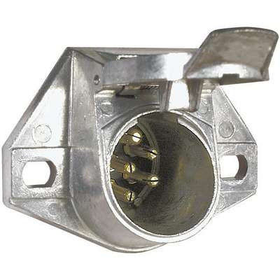 73120 Pollak 7-Way Socket, Zinc Die Cast, Split Pins | Imperial Supplies
