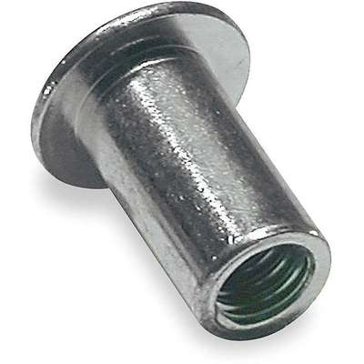 925282-6 Steel Flanged Rivet Nut 0.500" L, #8-32 Dia./Thread Size, 50 ...