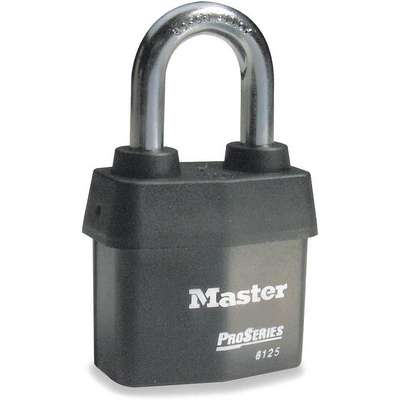 910726-6 Master Lock Different-Keyed Padlock, Open Shackle Type, 2-3/8 ...
