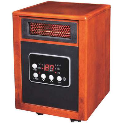 Electric Wooden Box Heater - Convection, 5200 BTU, 120VAC | Imperial ...