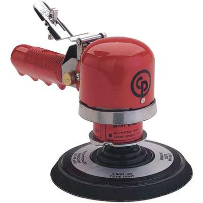 912120-1 Air Dual-Action Sander, 6" PSA, 3/8" Orbit Dia., Non-Vacuum, 0 ...