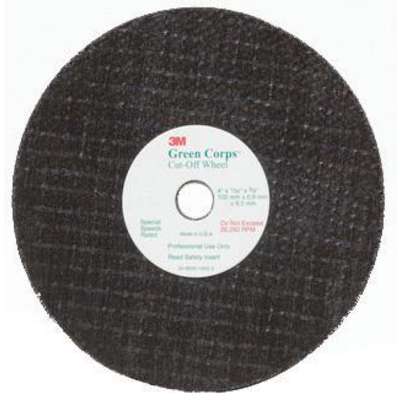 73626 3M 4" Type 27 Ceramic Grinding Wheel, 0.2500" Thick, 15300 RPM ...