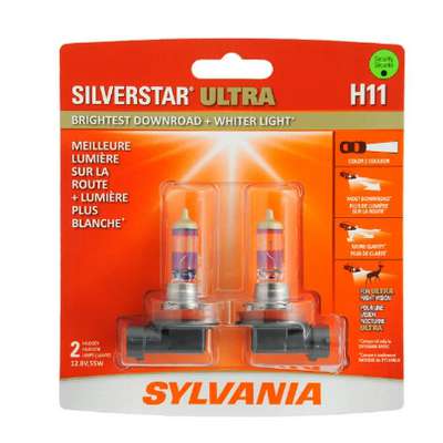 85815 Sylvania H11 Silver Star Ultra Halogen Bulb, 2 Pack | Imperial ...
