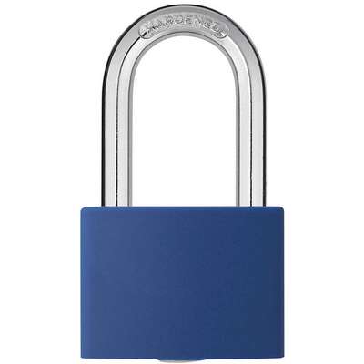 924272 Blue Lockout Padlock, Alike Key Type, Aluminum Body Material ...