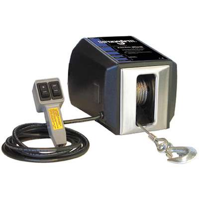 928931 Strongarm 115V AC Pulling Electric Winch with 3.5 fpm and 2,700 ...