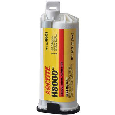 914440-5 Loctite Acrylic Adhesive: AA H8000, Ambient Cured, 50 mL, Dual ...