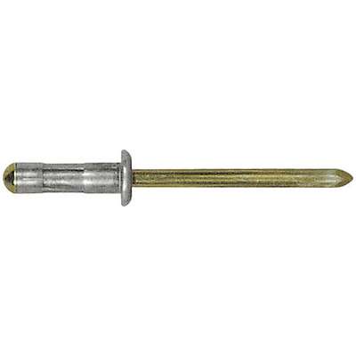 75713 Multi-Range, Brazier Head Rivet 3/16" Diameter, Aluminum Body ...