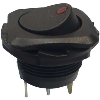 80103 Rocker Switch On-Off, 0.787 Mounting Hole Diameter, 125 V ...