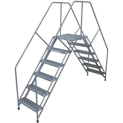 929720 Cotterman 6-Step, Steel Crossover Ladder with Serrated Step ...
