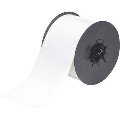 922407-8 Brady Continuous Label Roll; 100 ft. L x 3 in. W, White with ...