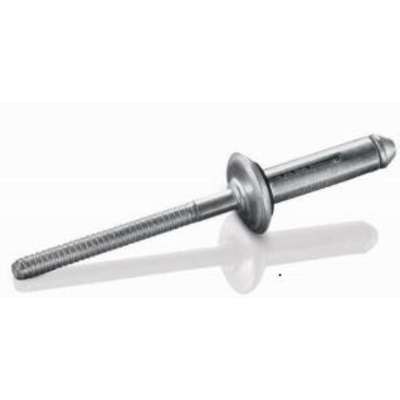 76681 Blind Rivet, 1/4" Aluminum, Dome Head .252-.500 Grip Range ...