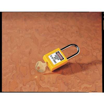 914491-3 Master Lock Yellow Lockout Padlock, Different Key Type ...