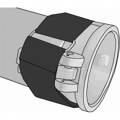 921252-6 Hook-and-Loop-Type Cam Arm Strap with No Adhesive, Orange, 2 ...