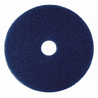 942354-3 Cleaning Pad: Blue, 12 in Floor Pad Size, 175 to 600 rpm, 5 PK ...
