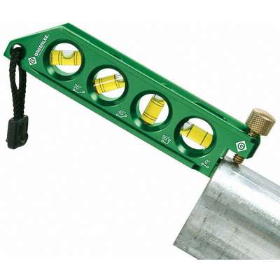 918910 Greenlee Aluminum Torpedo Level, 5-1/2" Length, Magnetic, Top ...