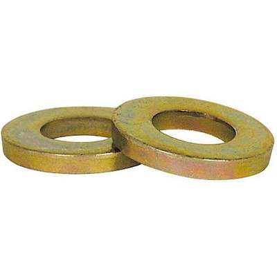 87614 SAE Flat Washer, 7/16" x 5/8" O.D., Alloy Steel, Grade 8, Zinc ...