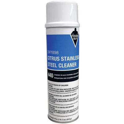 Tough Guy Stainless Steel Cleaner: Aerosol Spray Can, 18 oz Container ...