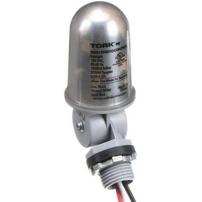 916322-1 Tork Photocontrol, 120VAC Voltage, 2000 Max. Wattage, 180 ...