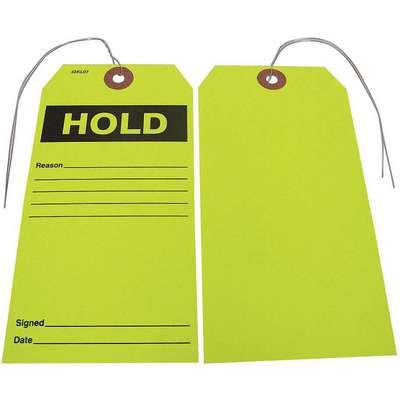 924049-3 Badger Tag & Label Corp Hold Tag: Hold, Reason___Signed___Date ...