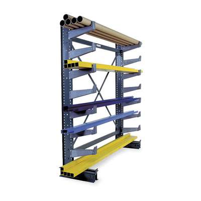 930462 Jarke 1-Sided, Starter Cantilever Rack; 14" Arm Length, 3500 lb ...