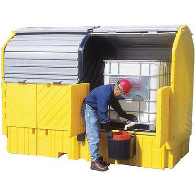 928120 Ultratech Uncovered, Polyethylene IBC Containment Unit; 535 gal ...