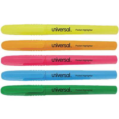 924757-2 Universal Pen Style Highlighter Set with Chisel Tip ...