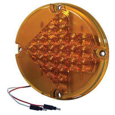 84138 Grote Round, LED Arrow Turn Light with Standard .180" Male Bullet ...