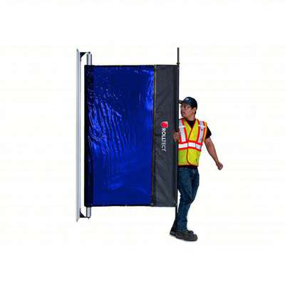 943911-3 PVC Welding Screen; 5-1/2 ft. H x 20 ft. W, Blue | Imperial ...