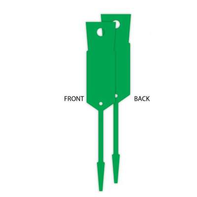 38499 Versa Tags Versa_Tag Plastic Self Locking Key Tag, Green, Pk 1000 ...
