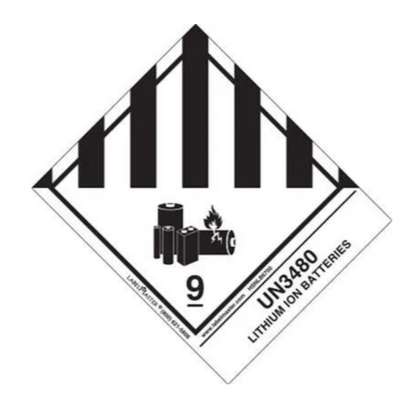 LABELMASTER HSNLB6700 GHS Lithium Battery Label | Imperial Supplies