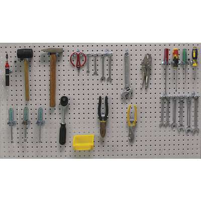 912075-4 Polypropylene Pegboard Panels with Round Holes, 525 lb. Total ...