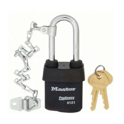 38534 Master Lock LAMINATED PADLOCK-DOOR-6121KALJCNW1-KEYED TO A112 ...