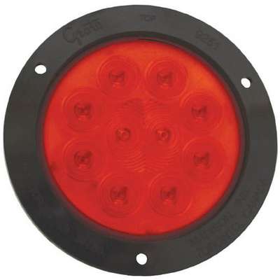 84541 Grote 4" Supernova Stop/Turn/Tail Lamp with Flange, LED,Red Round ...