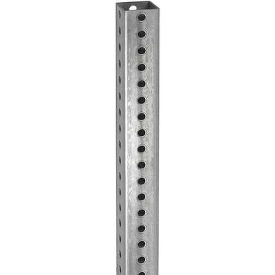 917911-8 Tapco Sign Post, Square, 12 ft. x 2" x 2", Steel, Silver, Sign ...