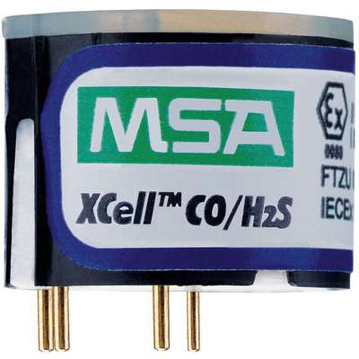 922242-4 Msa Replacement Sensor: Carbon Monoxide/Hydrogen Sulfide, CO 0 ...