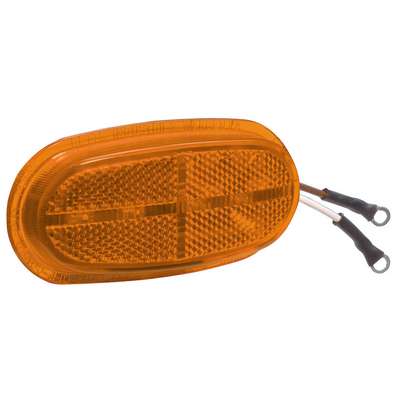 84631 Betts LED Reflex Lens Insert with 2 Eyelets, Amber Oblong, 12 V ...