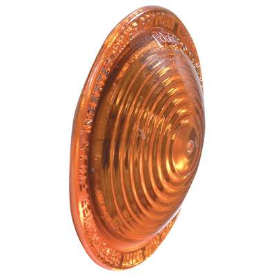 84633 Betts LED Shallow Lens Insert with 3 Eyelets, Amber Round, 12 V ...