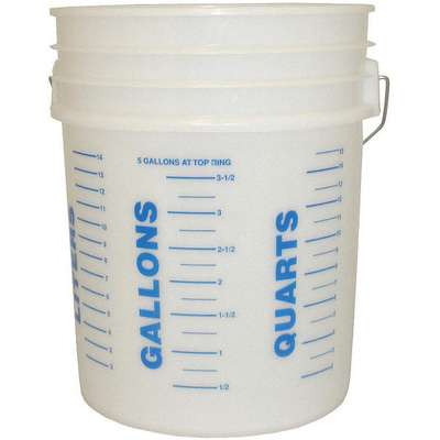 914464 Kraft Tool Mixing Bucket: 1 Pieces, 5 gal Capacity, 11 7/8 in Wd ...