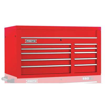 930056-2 Proto Top Chest: Gloss Red, 50 in W x 25 1/4 in D x 27 in H ...