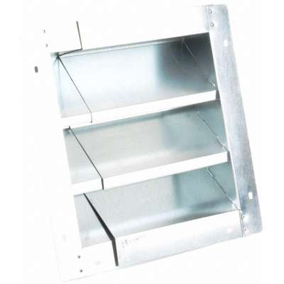 922843-4 Dayton Stationary Intake Louver, 14H x 12W Min. Wall Opening ...
