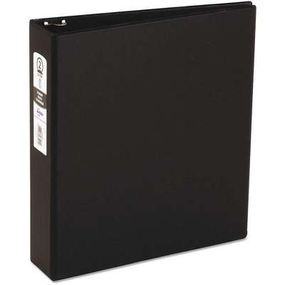 916962-8 Avery Black 2" 3-Ring Binder, 8-1/2" x 11" Sheet Size, Vinyl ...