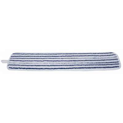 943047-4 Mop Pad: Microfiber, Hook-and-Loop Connection, 24 in Wd, 5 in ...