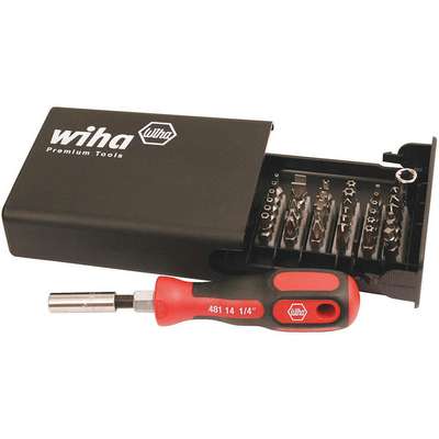 913238-1 Wiha Tools Multi-Bit Security Screwdriver Set 39, Security ...